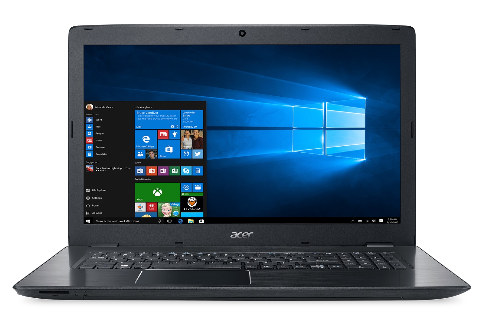 Acer Aspire E17 17,3" FHD|Intel® Core™ i5-7200U|8GB DDR4|1TB|940MX 2G ...