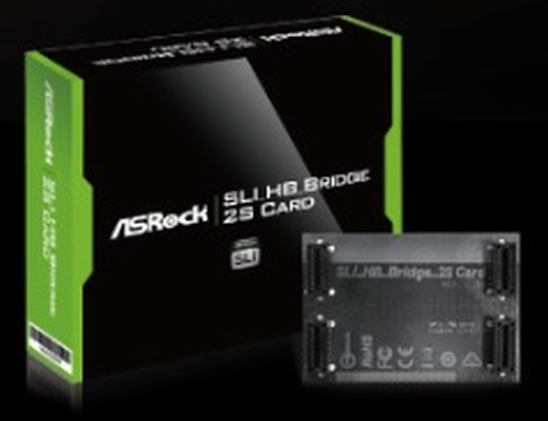 ASROCK SLI BRIDGE 2way (podpora 2K60Hz, 2K120Hz+, 4K, 5K, nVidia ...