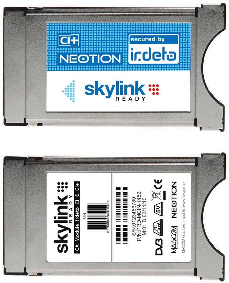 CA modul Skylink IRDETO MODUL NEOTION CI+ Skylink ready - ROZBALENO ...