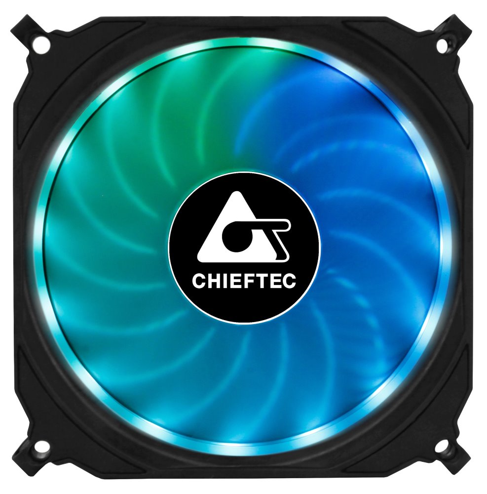 CHIEFTEC Sada Ventil tor Tornado 3x 120mm Fan RGB LED RGB
