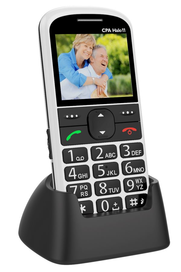 CPA mobilní telefon pro seniory HALO 11/ 2,4" barevný display/ SOS ...