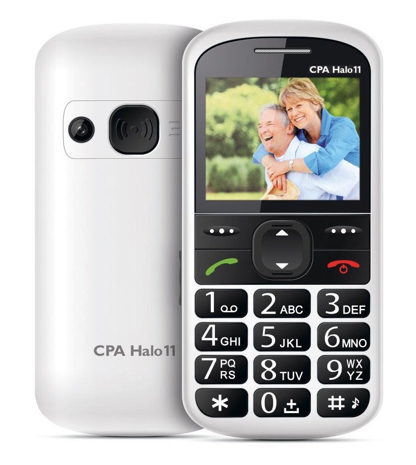 CPA mobilní telefon pro seniory HALO 11/ 2,4" barevný display/ SOS ...