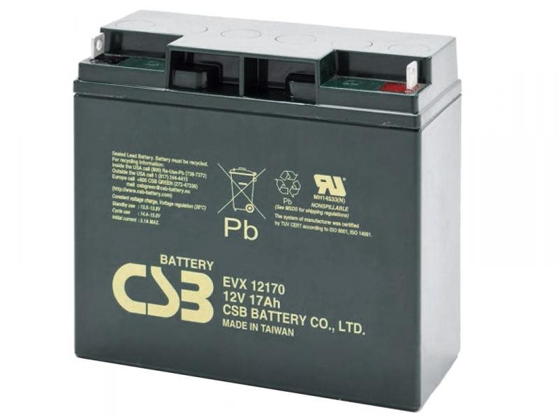 CSB 12V 17Ah olověný akumulátor DeepCycle M5 (EVX12170) PBCS-12V017 ...