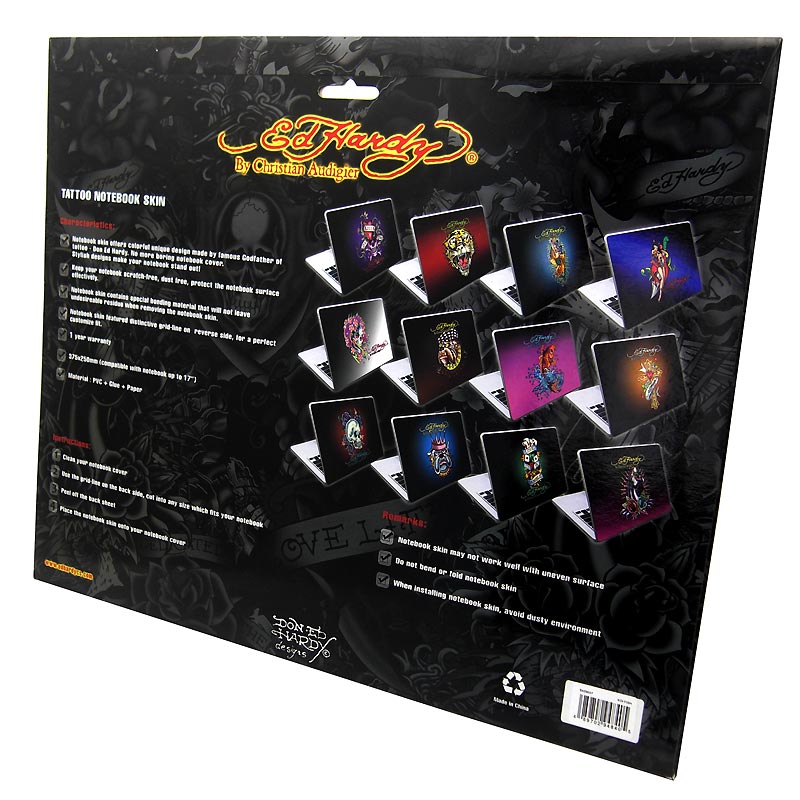 ED HARDY Tattoo Notebook Skin Fashion 1 - Tiger SK09002 | - ITSK ...