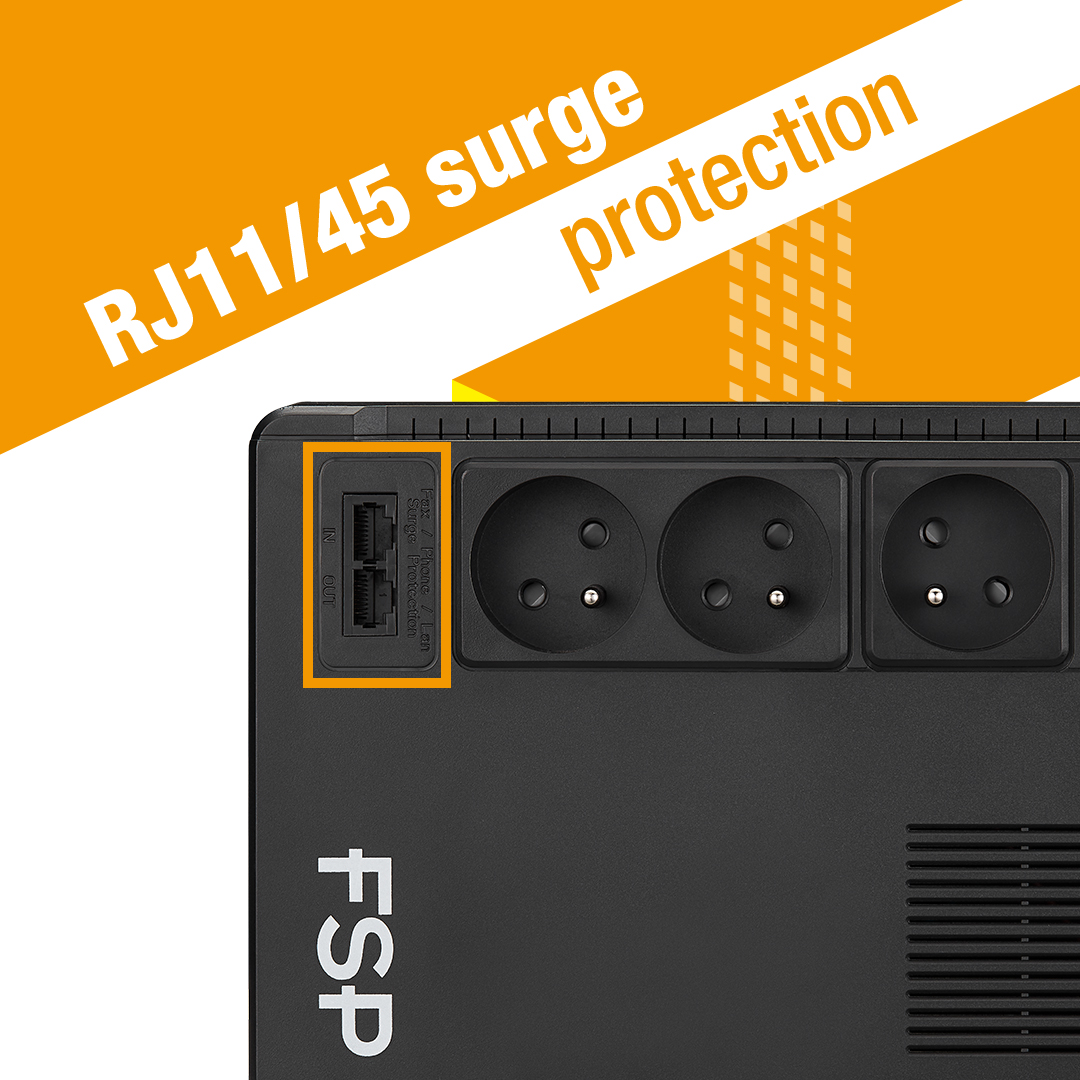 FSP/Fortron UPS ECO 800 FR, 800 VA / 480 W, USB, RJ45, line interactive PPF4802200 | - ITSK ...