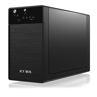 Icy Box External JBOD system for 2x3,5'' SATA I/II/III, USB 3.0, Black ...