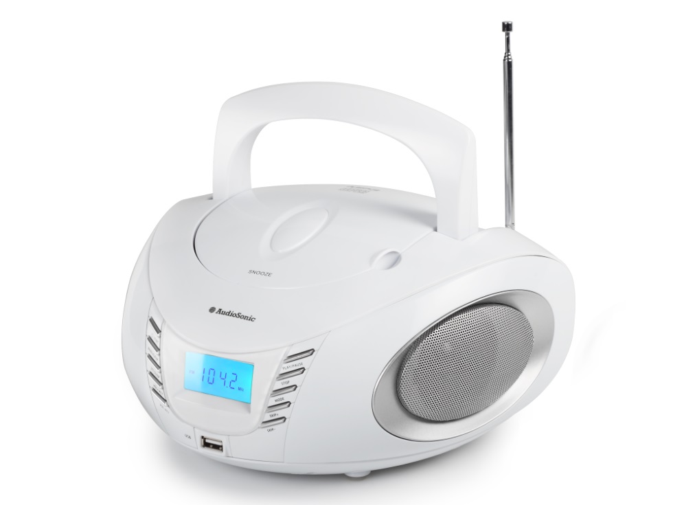 TOPCOM AudioSonic CD-1593 Stereo rádio s CD přehrávačem, MP3, USB ...