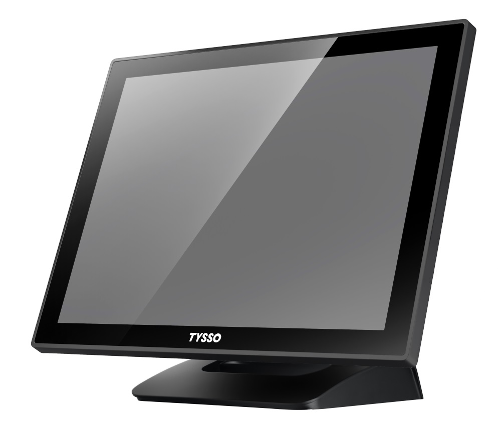 TYSSO - dotykový monitor PPD-1000 / 15" / VGA / USB / RS-232 / černý ...