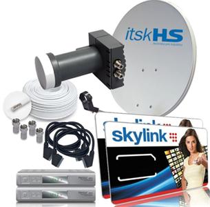 Satelitný komplet SKYLINK na 2 TV Opticum 4160CX | - ITSK - HENRY ...