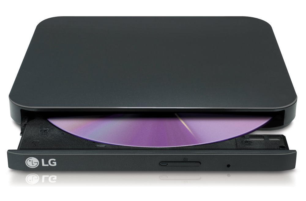 LG DVD±R/RW/ GP95 / DVD 8x / CD 24x / M-disc/ externí slim / černá/ pro ...