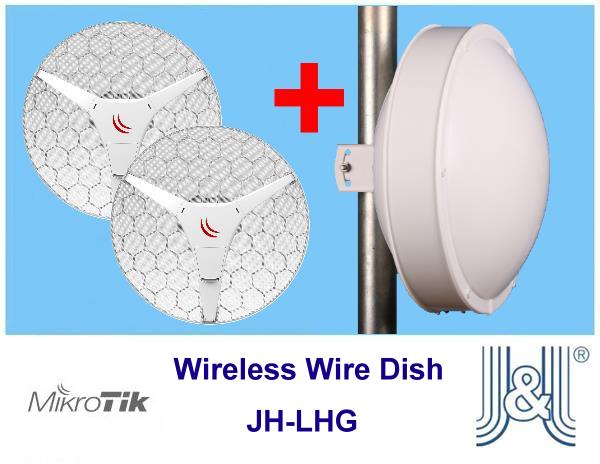 MikroTik KitLHGRad Wireless Wire Dish + Radomové zakrytování JH-LHG ...