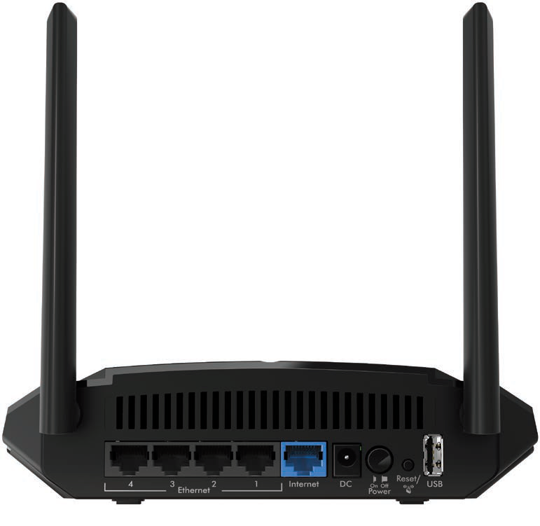 NETGEAR R6120 - Bezdrátový router - 4portový switch - GigE - 802.11a/b ...