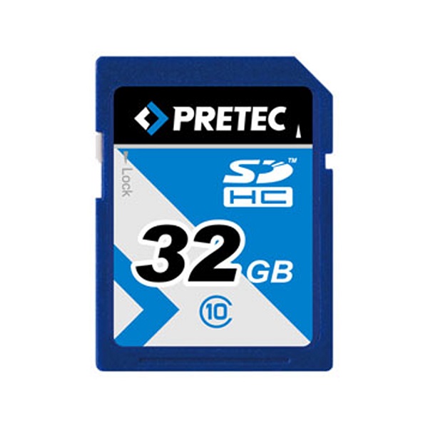 Pretec 32 GB SDHC 233x, class 10 (31MB/s, 11MB/s) PC10SDHC32G | - ITSK ...