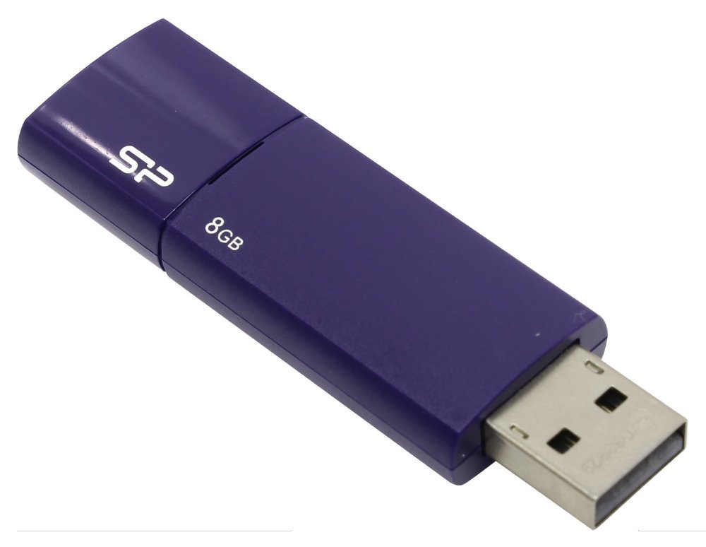 SILICON POWER 8GB USB Flash disk Ultima U05 / USB2.0 / Matná modrá ...