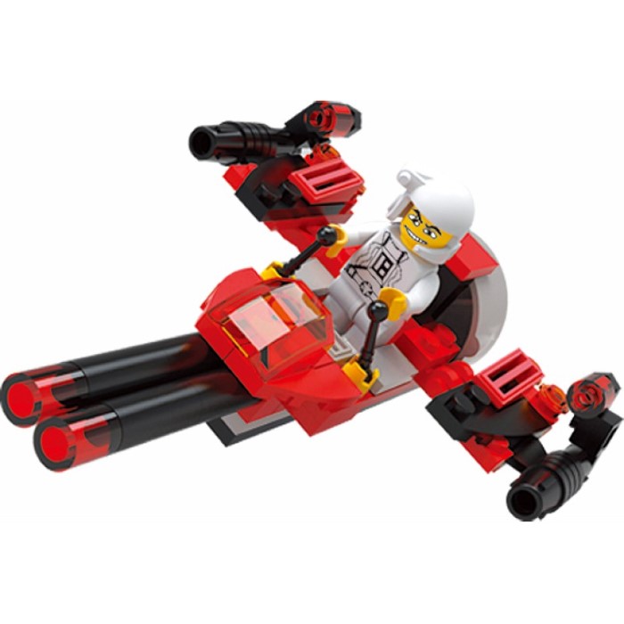 SLUBAN stavebnice Vesmírná raketa, 72 dílků (kompatibilní s LEGO) M38 ...