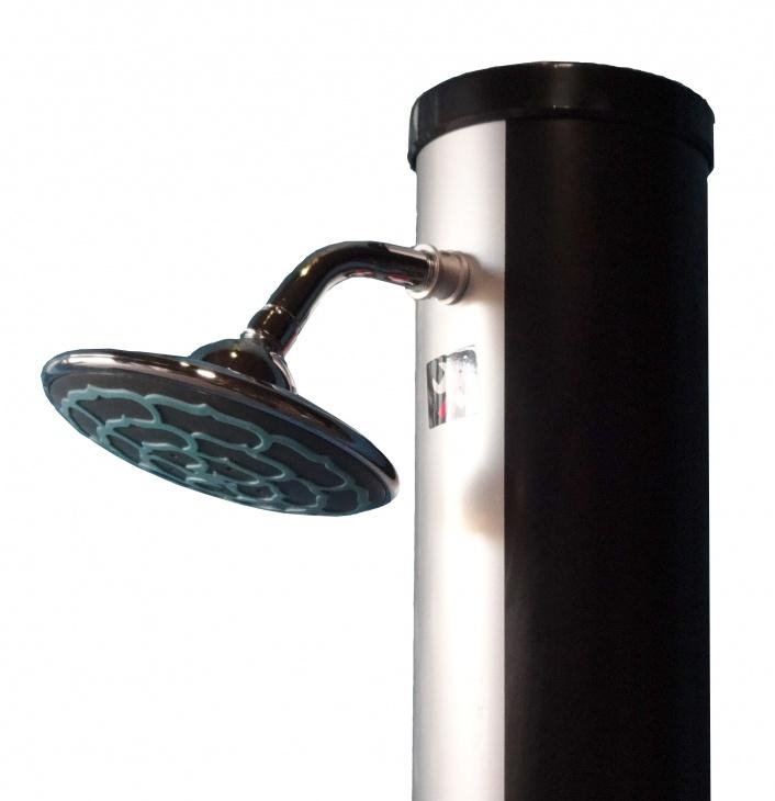 Solárna sprcha Hawaj 38 litrů černo-stříbrná 70548006 | - ITSK - HENRY ...