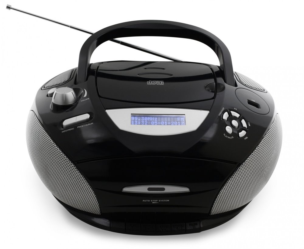 Soundmaster SCD5950SW/ CD přehrávač/ Přehrávač Kazet/ FM rádio/ USB ...