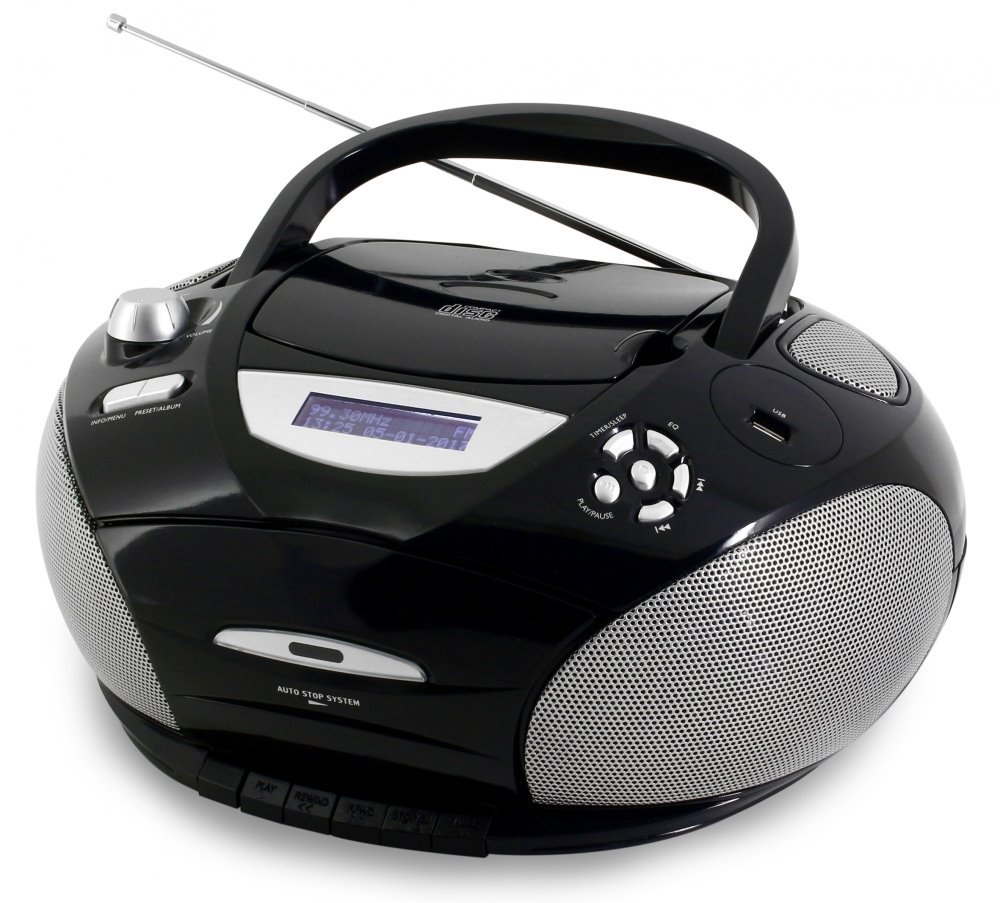 Soundmaster SCD5950SW/ CD přehrávač/ Přehrávač Kazet/ FM rádio/ USB ...