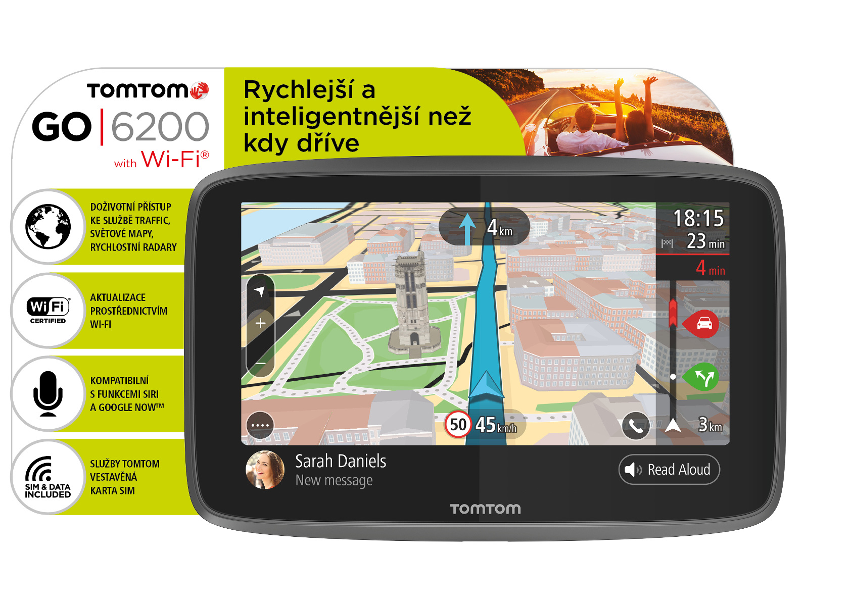 TomTom GO 6200 World, Wi-Fi, LIFETIME mapy 1PL6.002.01 | - ITSK - HENRY ...