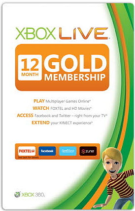 XBOX 360 Live 12 měsíce Gold Card CS/EL/HU 52M-00254 | - ITSK - HENRY ...